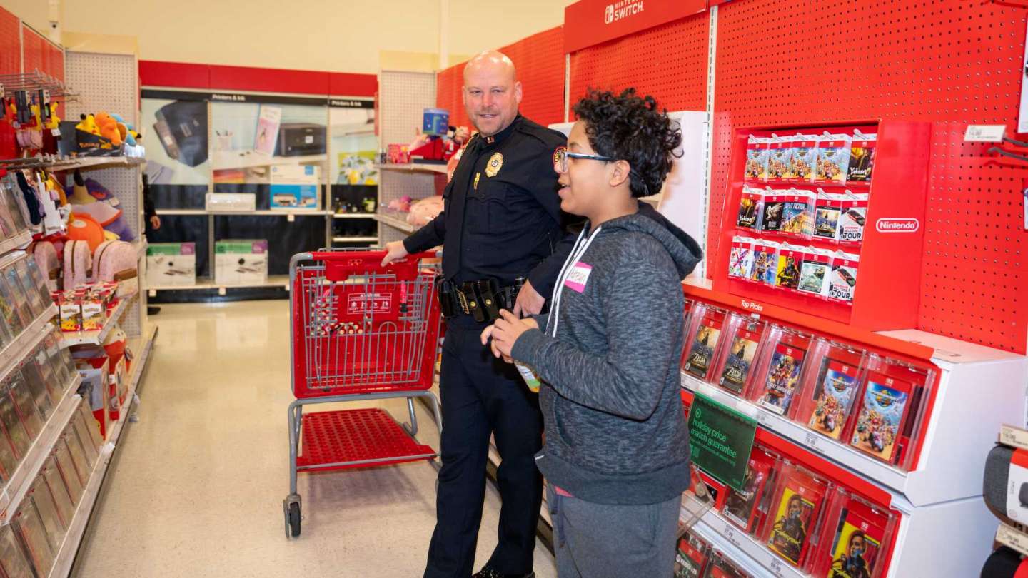 Raleigh Police Host Annual "Shop with a Cop" Event | Raleighnc.gov