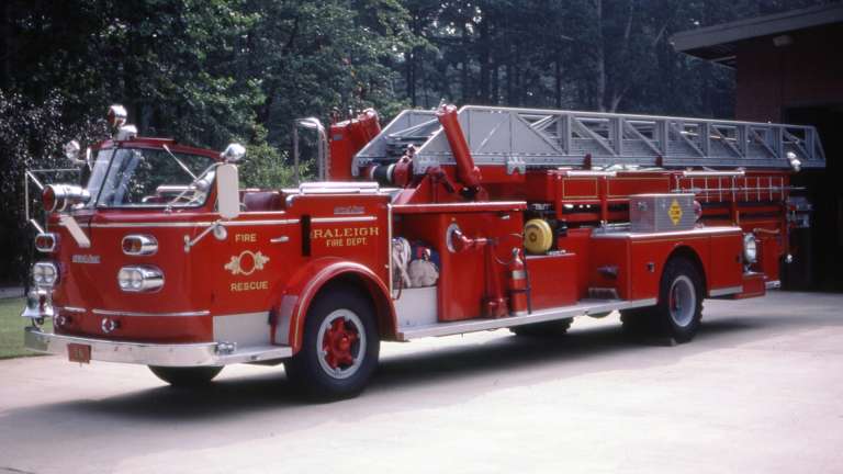 Feel the Wind! Riding Open-Cab Fire Trucks | Raleighnc.gov