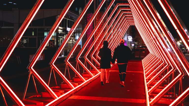 Illuminate Art Walk Lights Up Downtown Raleigh with Art | Raleighnc.gov