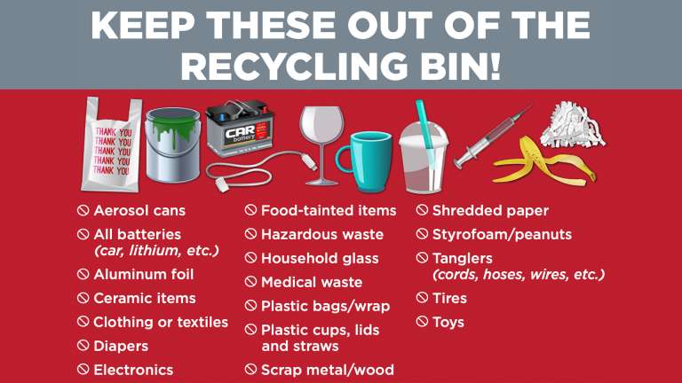 Recycling Do's and Don'ts | Raleighnc.gov