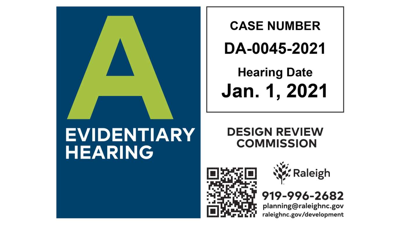 Public Notice Signs | Raleighnc.gov