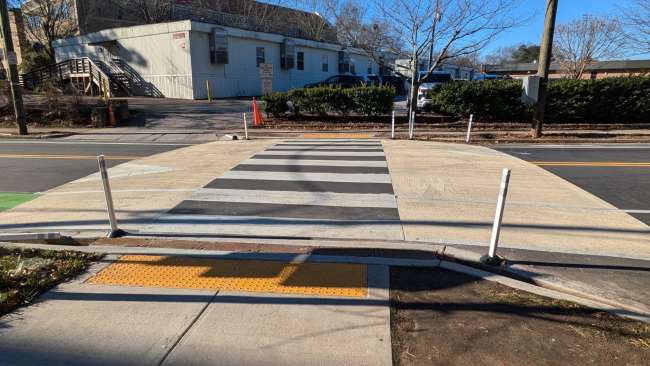 New Raised Crosswalks Improve Safety on St. Mary’s Street | Raleighnc.gov