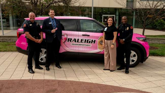 Raleigh Police Raise Awareness for Breast Cancer with New Cruiser ...