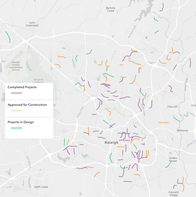 Completed Traffic Calming Projects | Raleighnc.gov
